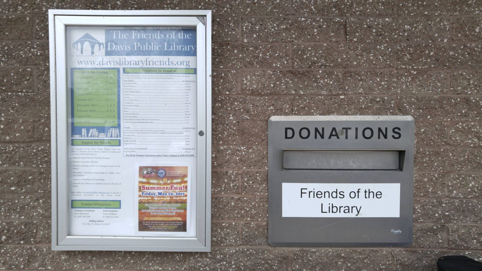 Friends of the Davis Public Library – Davis, California